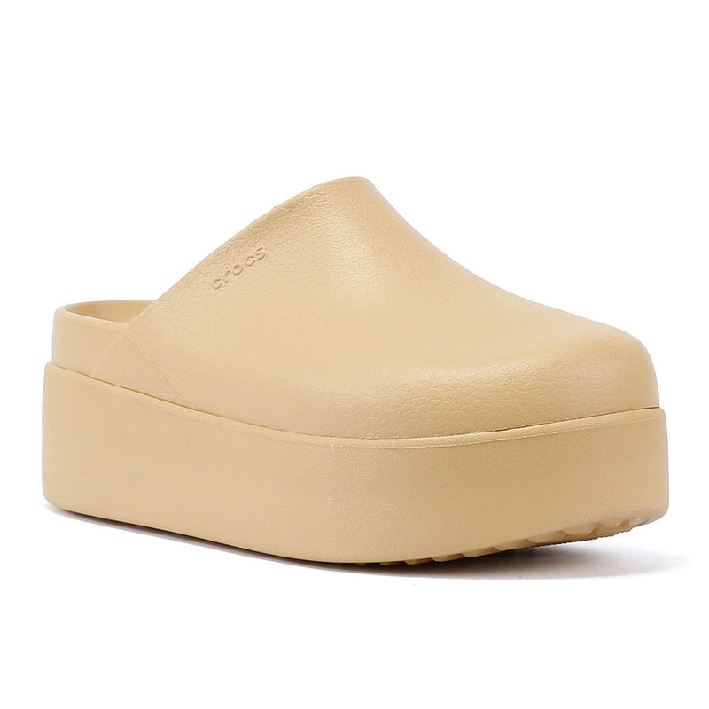 Crocs Dylan Platform Women's Wheat Clogs – Tower-London.EU