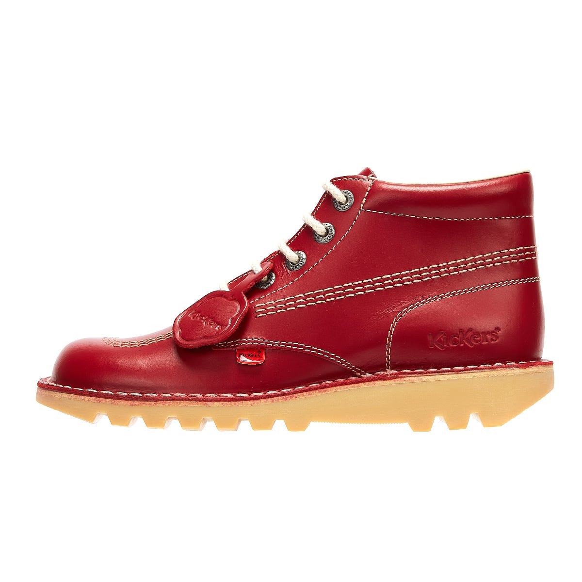 Kickers Kick Hi Mens Red Leather Boots 1KF0000101RCO | TOWER London ...